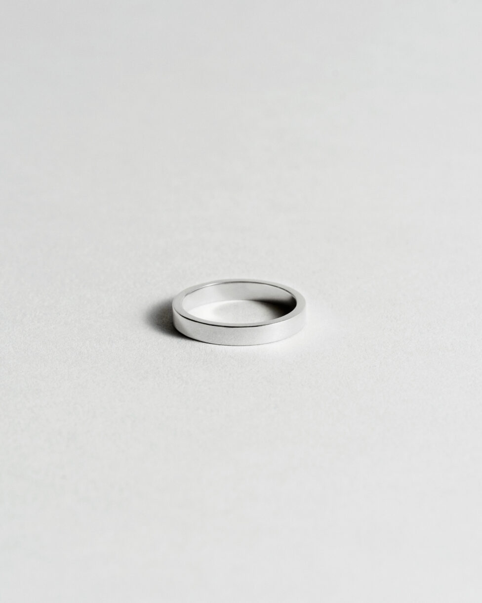 Flat Gold Band 3 mm - Norrfolks