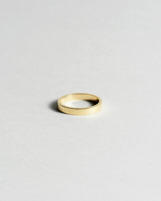 Flat Gold Band 3 mm - Norrfolks