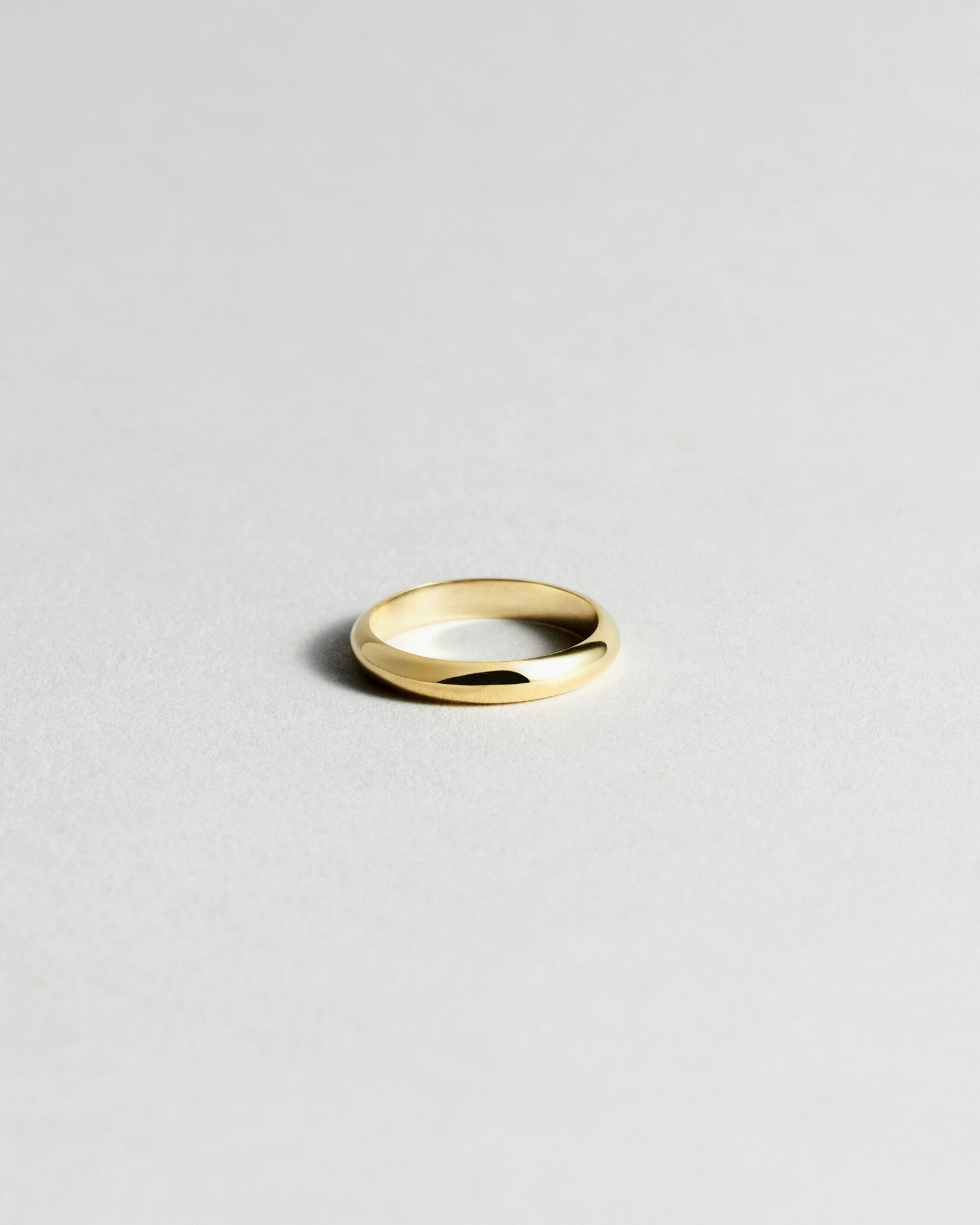 Round Gold Band 3 mm - Norrfolks