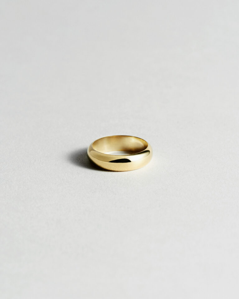 Round Gold Band 5 mm - Norrfolks